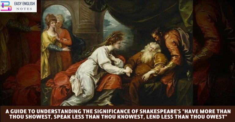 A Guide to Understanding the Significance of Shakespeare's "Have More ...