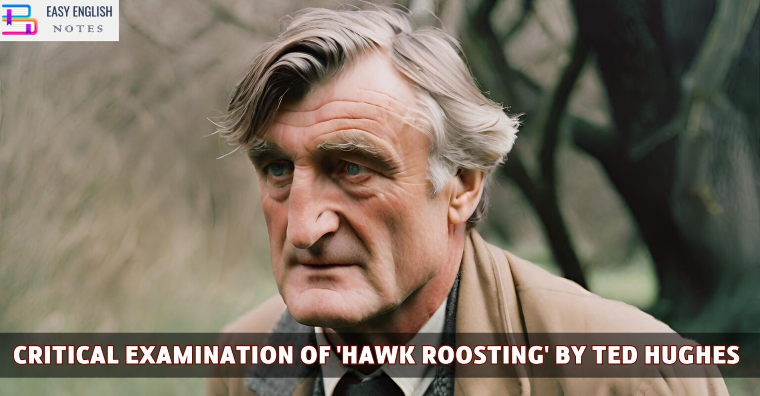 Critical Examination of 'Hawk Roosting' by Ted Hughes - Easy English Notes